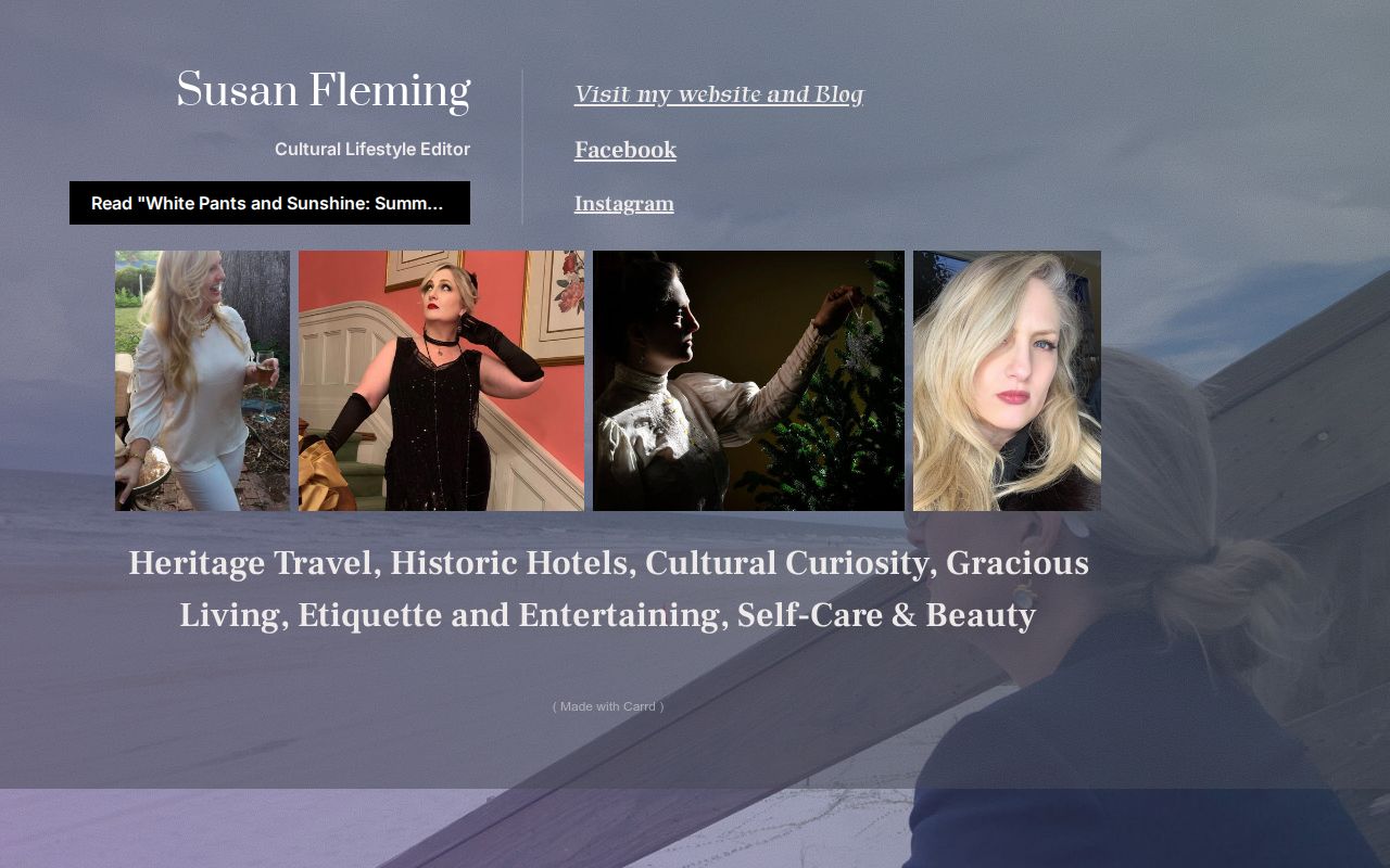 At Home with Susan Fleming